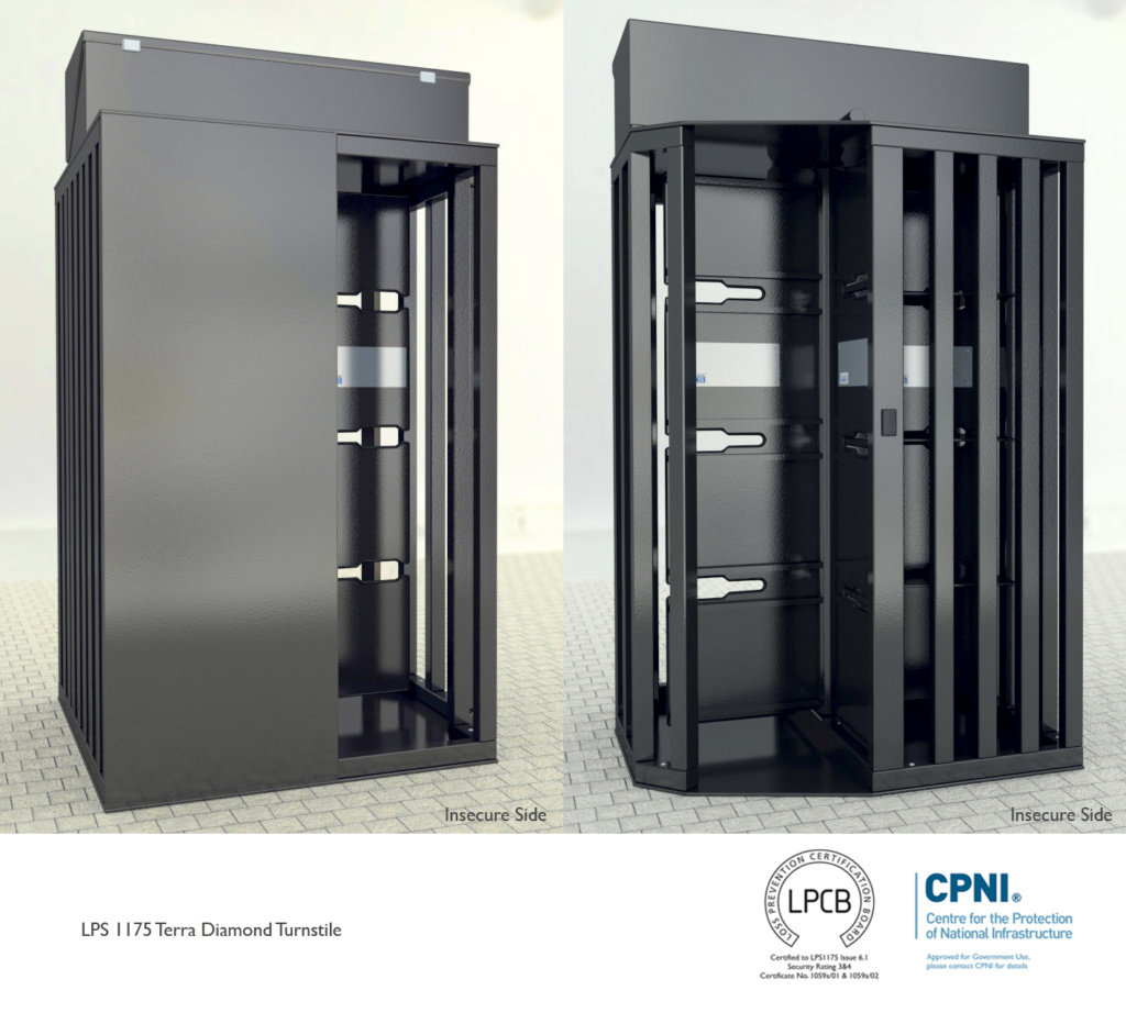 LPS1175 Prison Turnstile - Frontier Pitts