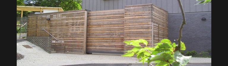 Wooden Infill Sliding Gates - Frontier Pitts