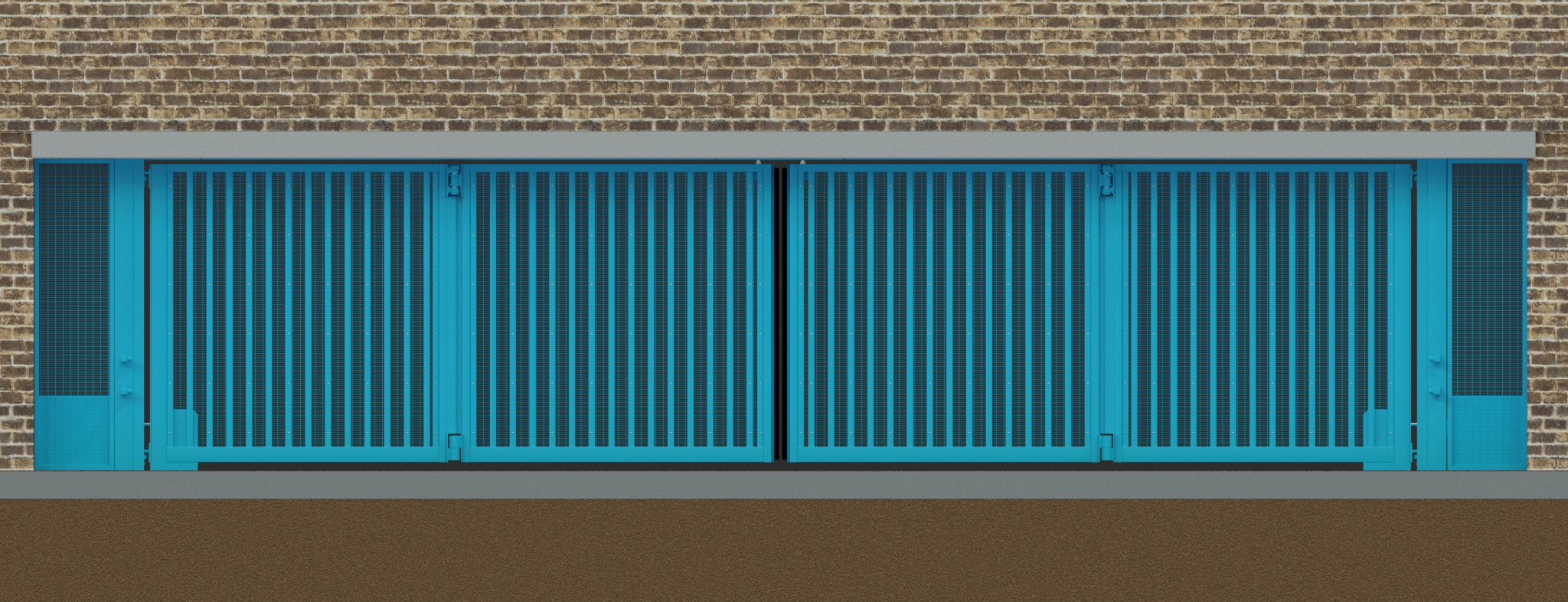 Secured by Design Bi-parting Bi-folding Gate Top Guidance - Frontier Pitts